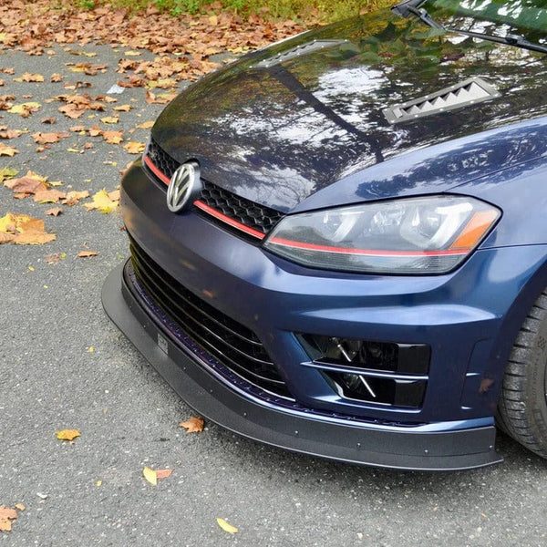CJM Industries - MK7 Golf R Chassis mounted splitter w/ Air Dam V2 (2015-2017) | 2022124-7RCSAD ...