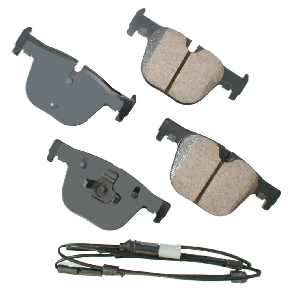 Akebono Rear Brake Pad Set - BMW F30 3 & 4 Series Standard Non M-Sport ...