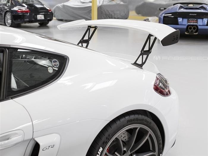 Fabspeed Wing Risers - 981 Porsche Cayman GT4 | FS.POR.GT4.WR – UroTuning