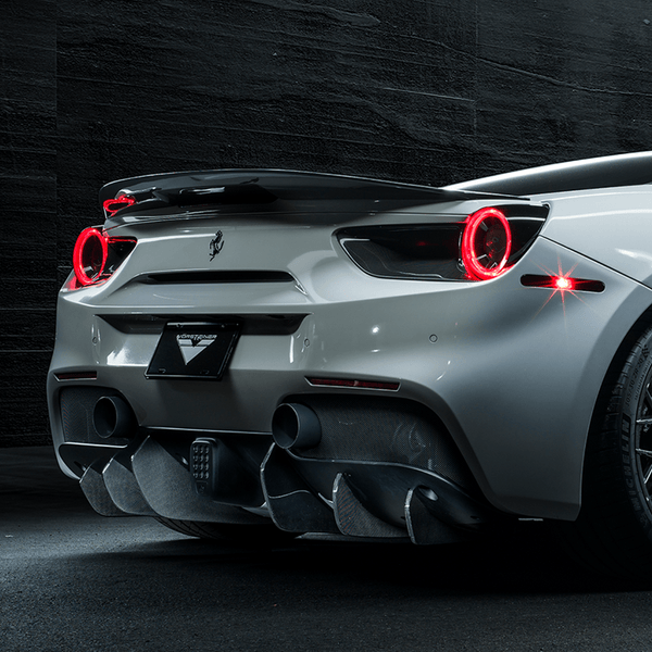 Vorsteiner Ferrari 488 Aero Decklid Spoiler Carbon Fiber PP 1x1 Glossy ...