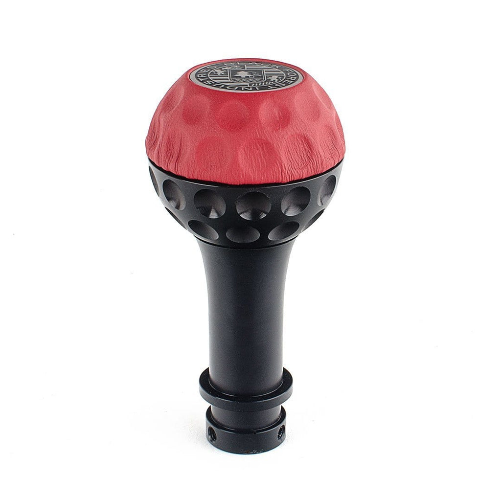 BFI Heavy Weight Shift Knob Schwarz - Rosso Centaurus Leather - Golf ...