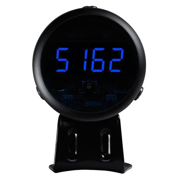 GlowShift Gauges Black & Blue LED Digital Tachometer & Shift Light | GS ...