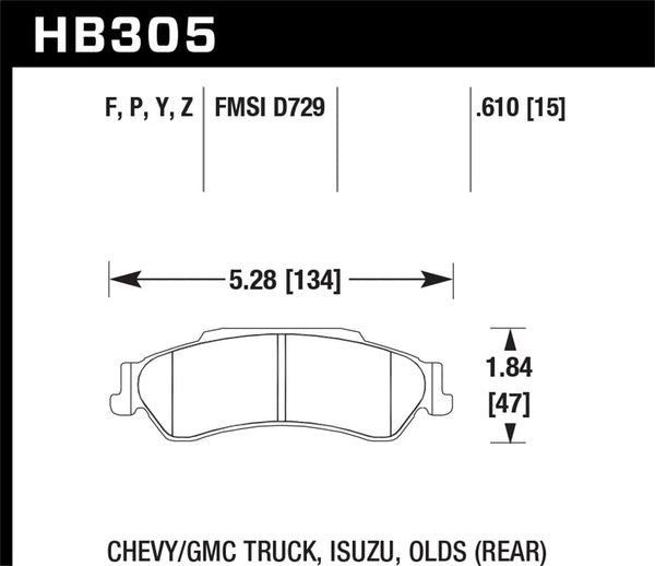 Hawk Super Duty Street Brake Pads | HB334P.705 – UroTuning