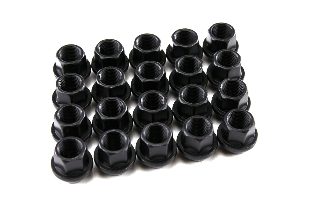 Lug Nut - Open Ended - Cone - 14x1.25 - Black (set of 20) – UroTuning