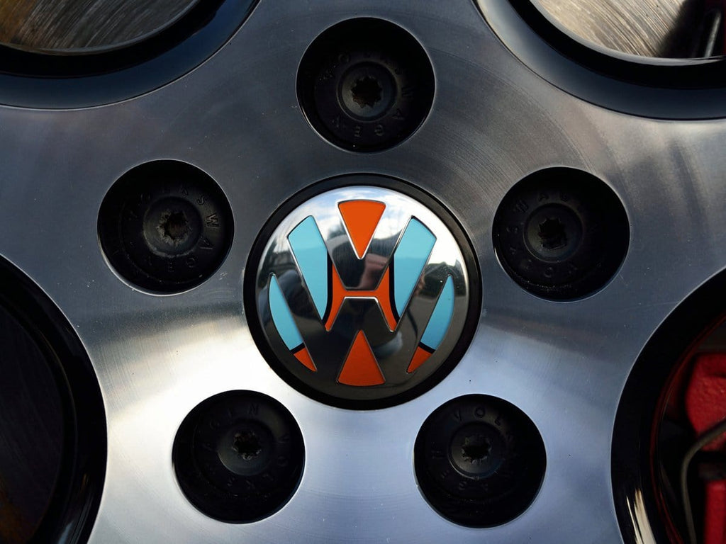 K17-2VCC | VW Center Cap Badge Insert Set - Racing Livery No.1 – UroTuning