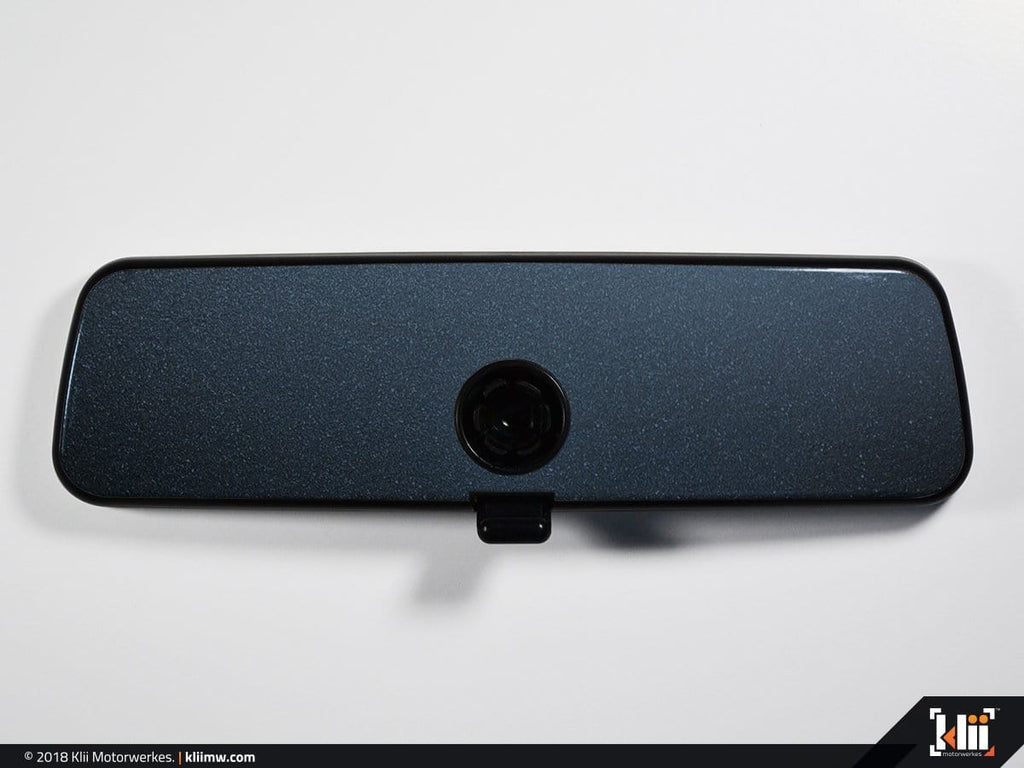K48-8VRM | VW Rear View Mirror Overlay - Dark Iron Blue Metallic ...