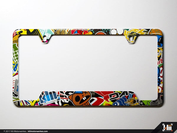 License Plate Frame (North America) - Stickerbomb | K5-0VPF – UroTuning