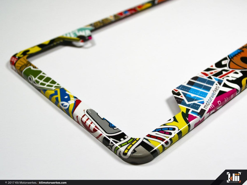 License Plate Frame (North America) - Stickerbomb | K5-0VPF – UroTuning