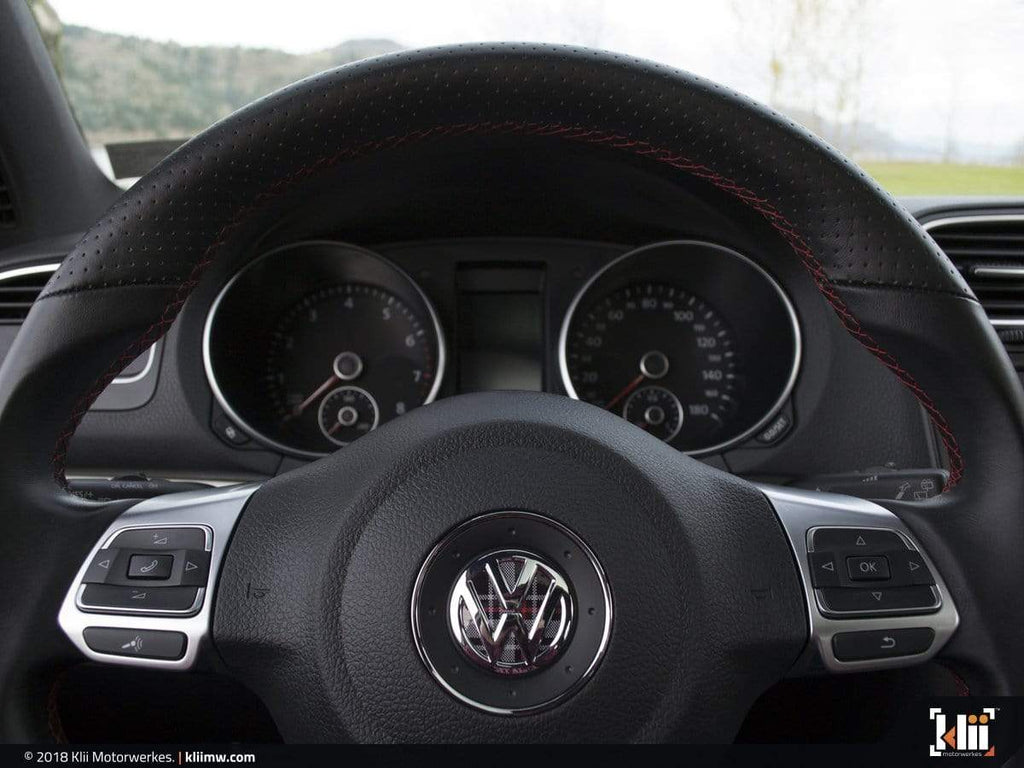 K9-16VSW | VW Steering Wheel Badge Insert - Mk6 GTI Plaid – UroTuning