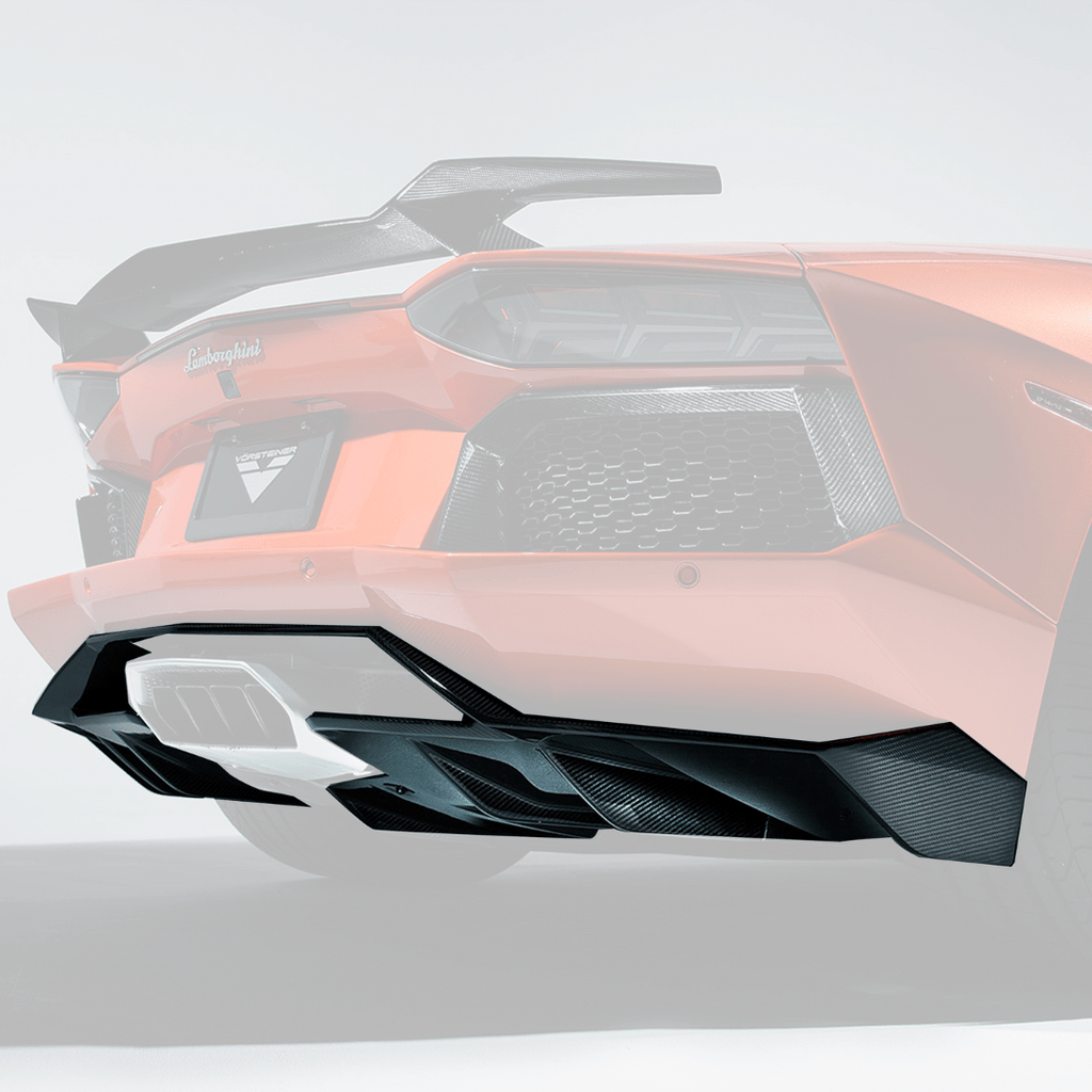 Vorsteiner Lamborghini Aventador Zaragoza Edizione Aero Rear Diffuser ...