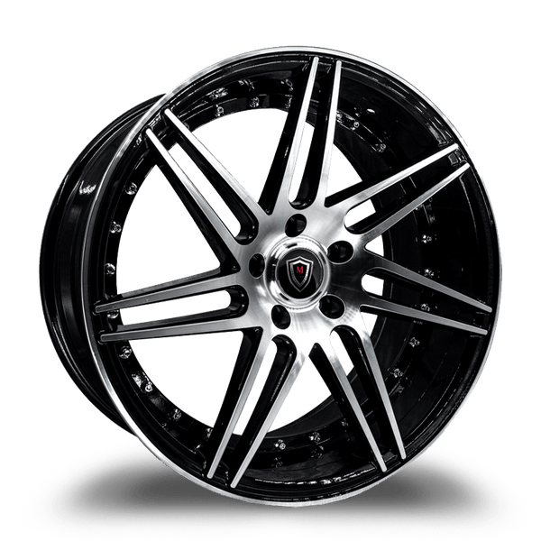 326620105512038BPN | Marquee Wheels M3266 20" 5x120 Black / Machined ...