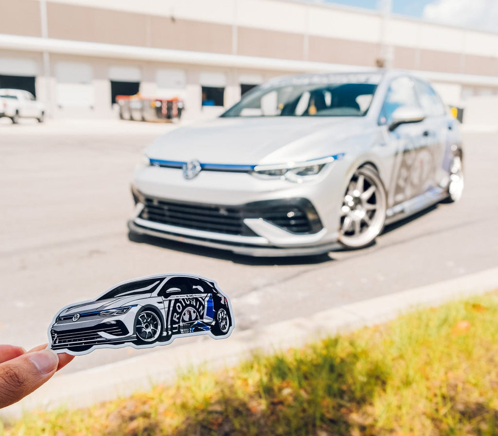 UroTuning Mk8 Golf R Die Cut Sticker (NLA)
