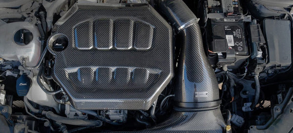 Eventuri Carbon Engine Cover - VW Mk8 Golf R | EVE-EA8884-CF-ENG ...