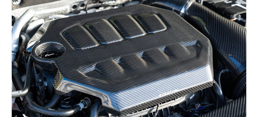 Eventuri Carbon Engine Cover - VW Mk8 Golf R | EVE-EA8884-CF-ENG ...