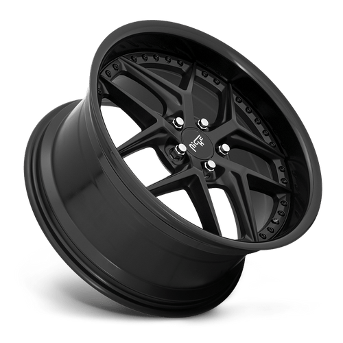 M2261985F8+42 | Niche 1PC M226 Vice 19" 5x112 Gloss Black Matte Black ...