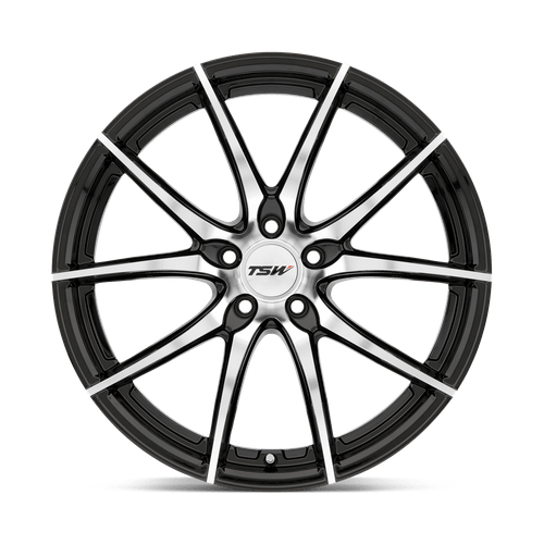 1780SPT405114B76 | TSW Cast Sprint 17" 5x114.3 Gloss Black W/ Mirror ...