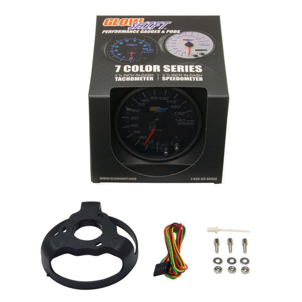 GlowShift Gauges Tinted 7 Color 3-3/4" In-Dash Speedometer Gauge | GS ...