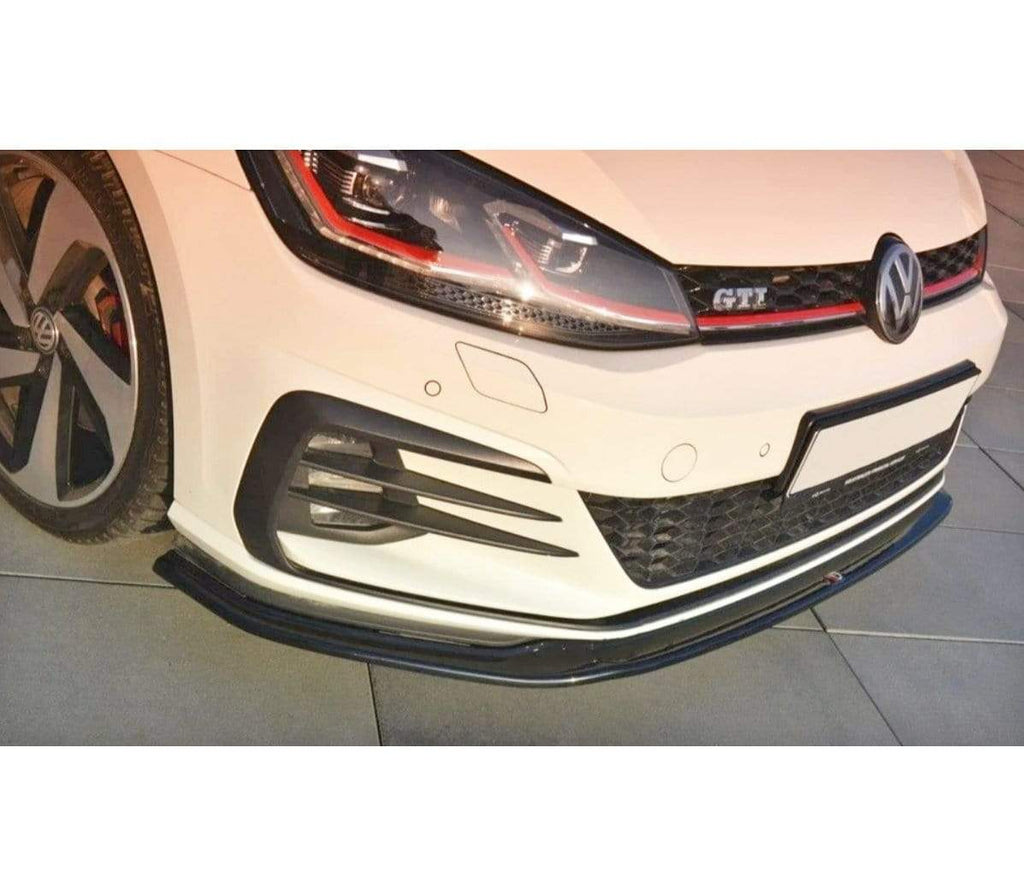 Maxton Design Gloss Black V2 Front Splitter - VW GTI Mk7.5 | VW-GO-7F-GTI-FD2G – UroTuning