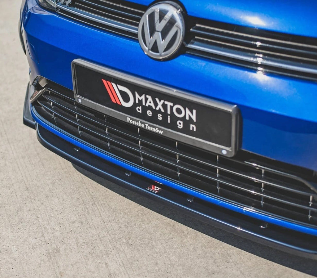 Maxton Design Front Splitter V.9 - VW Mk7.5 Golf R | VW-GO-7F-R-FD9G ...