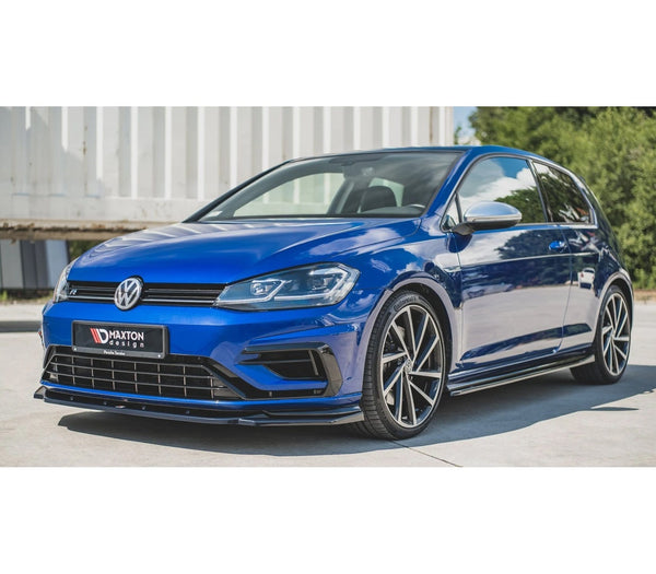 Maxton Design Front Splitter V.9 - VW Mk7.5 Golf R | VW-GO-7F-R-FD9G ...
