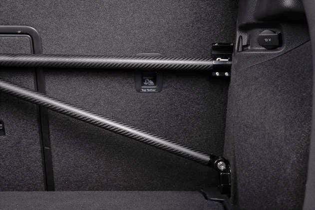 Racingline Carbon Fiber Rear Chassis Hatch Brace | VW Mk7 | Mk7.5 | Mk8 ...