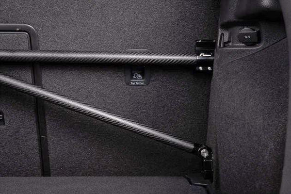 Racingline Carbon Fiber Rear Chassis Hatch Brace | VW Mk7 | Mk7.5 | Mk8 ...