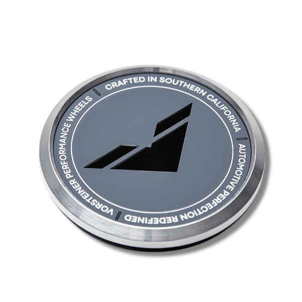 Vorsteiner Grey Center Caps Disc with Black Logo (Stainless Steel Disc ...