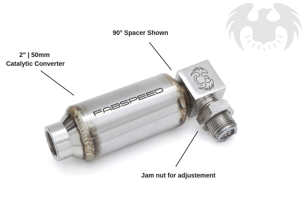 FS.O2CAT45P | Fabspeed Universal 90 or 45 Degree O2 Sensor Spacer ...