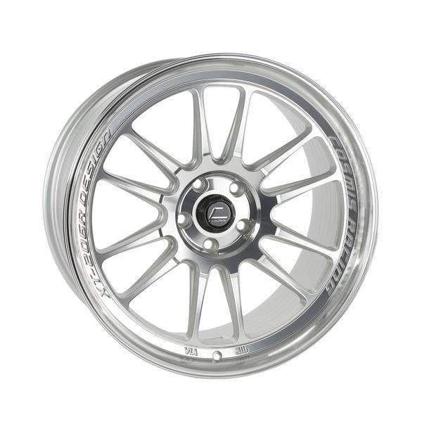 Cosmis Racing XT-206R Silver w/Machined Face + Lip Wheel 18x9.5 +10mm 5x114.3 | XT206R-1895-10 ...