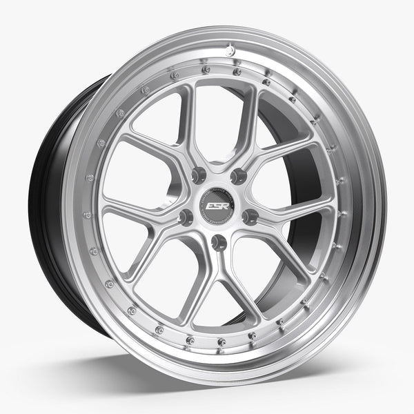 ESR Wheels CS2 19" 5x120 Hyper Silver w/ Machined Lip – UroTuning