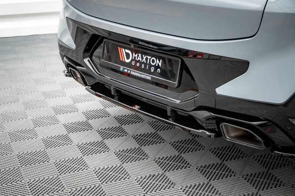 BM-X4-02F-MPACK-RD1C | Maxton Design Central Rear Splitter - BMW / G02 ...