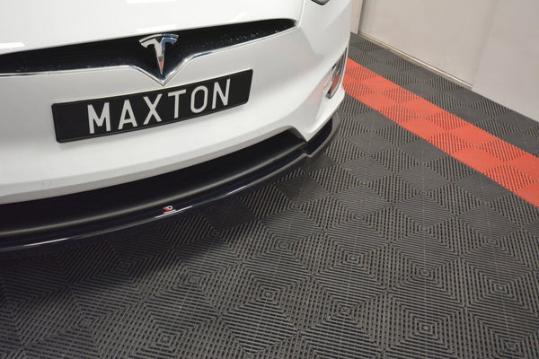 Maxton Design Front Splitter V.1 - Tesla Model X | TE-MODELX-FD1G ...