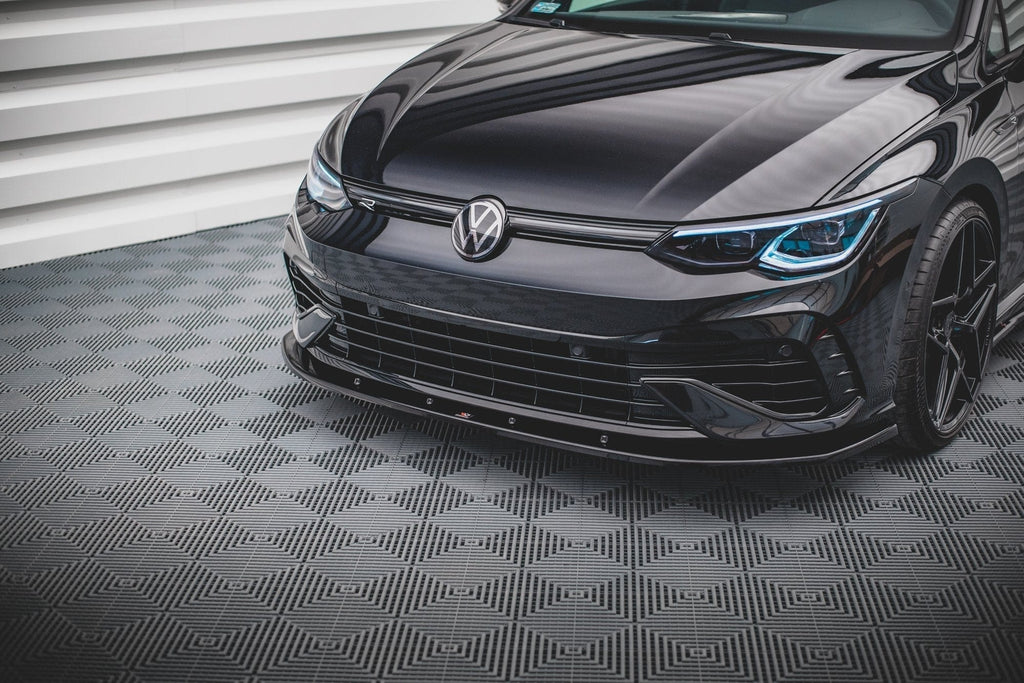 Maxton Design Front Splitter V.1 - VW Mk8 Golf R | VW-GO-8-R-FD1G ...