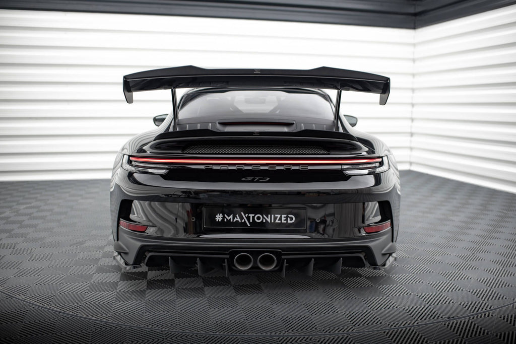 Maxton Design Lower Spoiler Cap - Porsche / 911 / 992 / GT3 | PO-911 ...