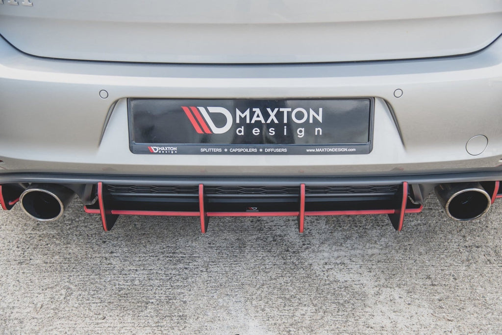 Maxton Design Racing Durability Rear Diffuser V.1 - VW Mk7 GTI ...