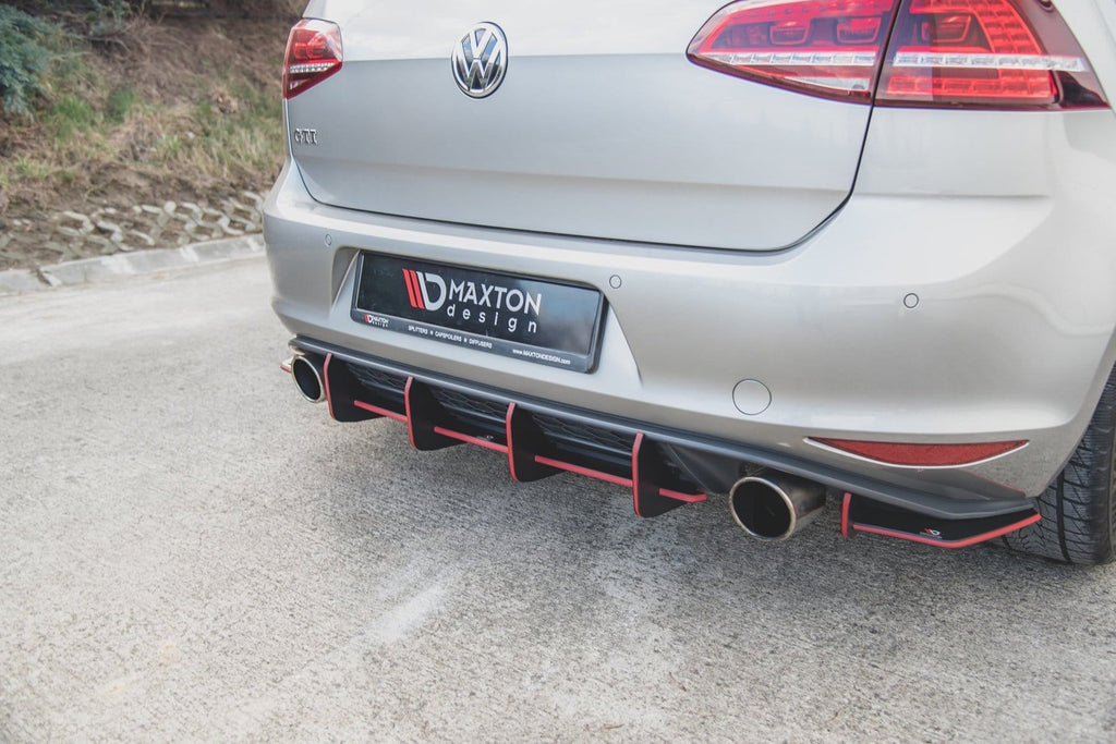 Maxton Design Racing Durability Rear Diffuser V.1 - VW Mk7 GTI ...