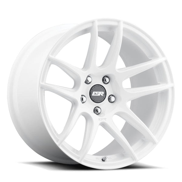 80551422-CS8WHT | ESR Wheels CS8 18" 5x114.3 Gloss White w/ Gloss White ...