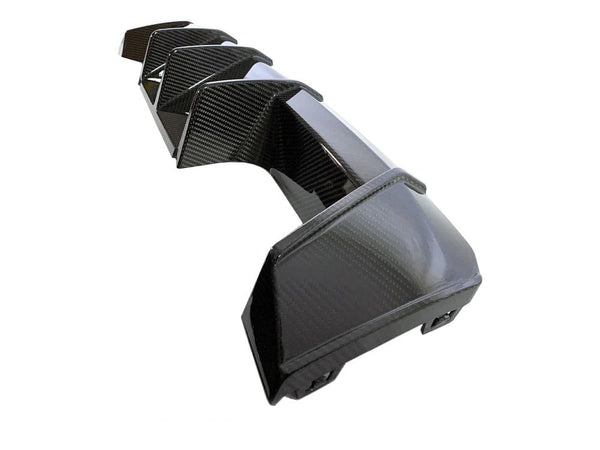 Kies Carbon Performance Style Dry Carbon Fiber Rear Center Diffuser ...