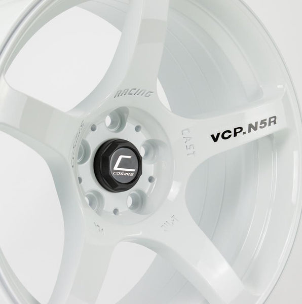 Cosmis Racing N5R White Wheel 18x9 +15mm 5x114.3 | N5R-1890-15-5x114.3 ...