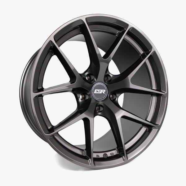 ESR Wheels RF2 18" 5x120 (Custom Drill) Gloss Graphite w/ Gloss Graphi ...