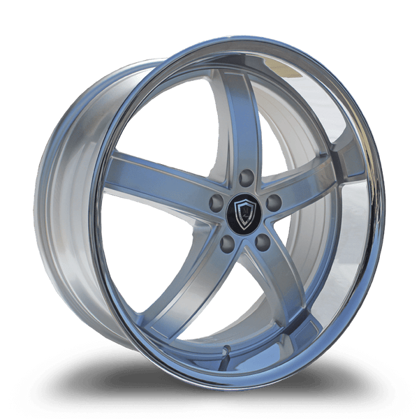 5330A22105512015SMSS | Marquee Wheels M5330A 22" 5x120 Silver /Machined ...