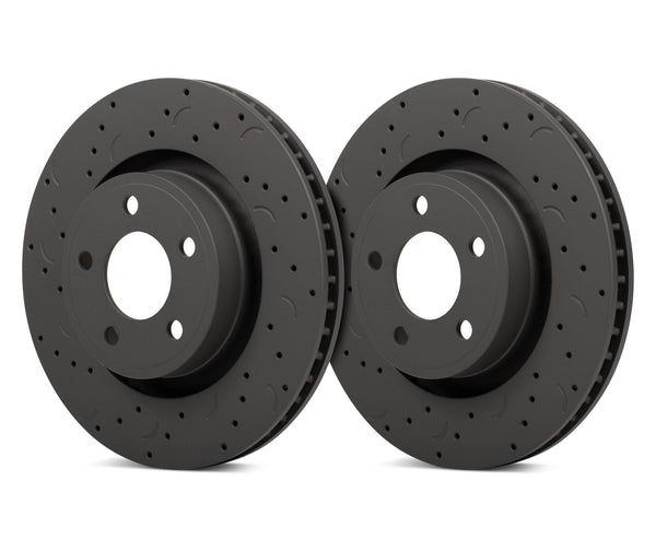 Hawk Talon 2002 Cadillac Escalade Drilled and Slotted Rear Brake Rotor ...